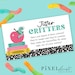 Printable Book Worms & Jitter Critters Gummy Worm Treat Tags for ...