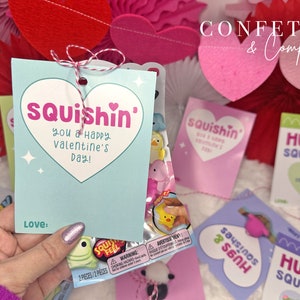 Squishie Valentines, Squishy Printable Valentine Cards, Hugs ...