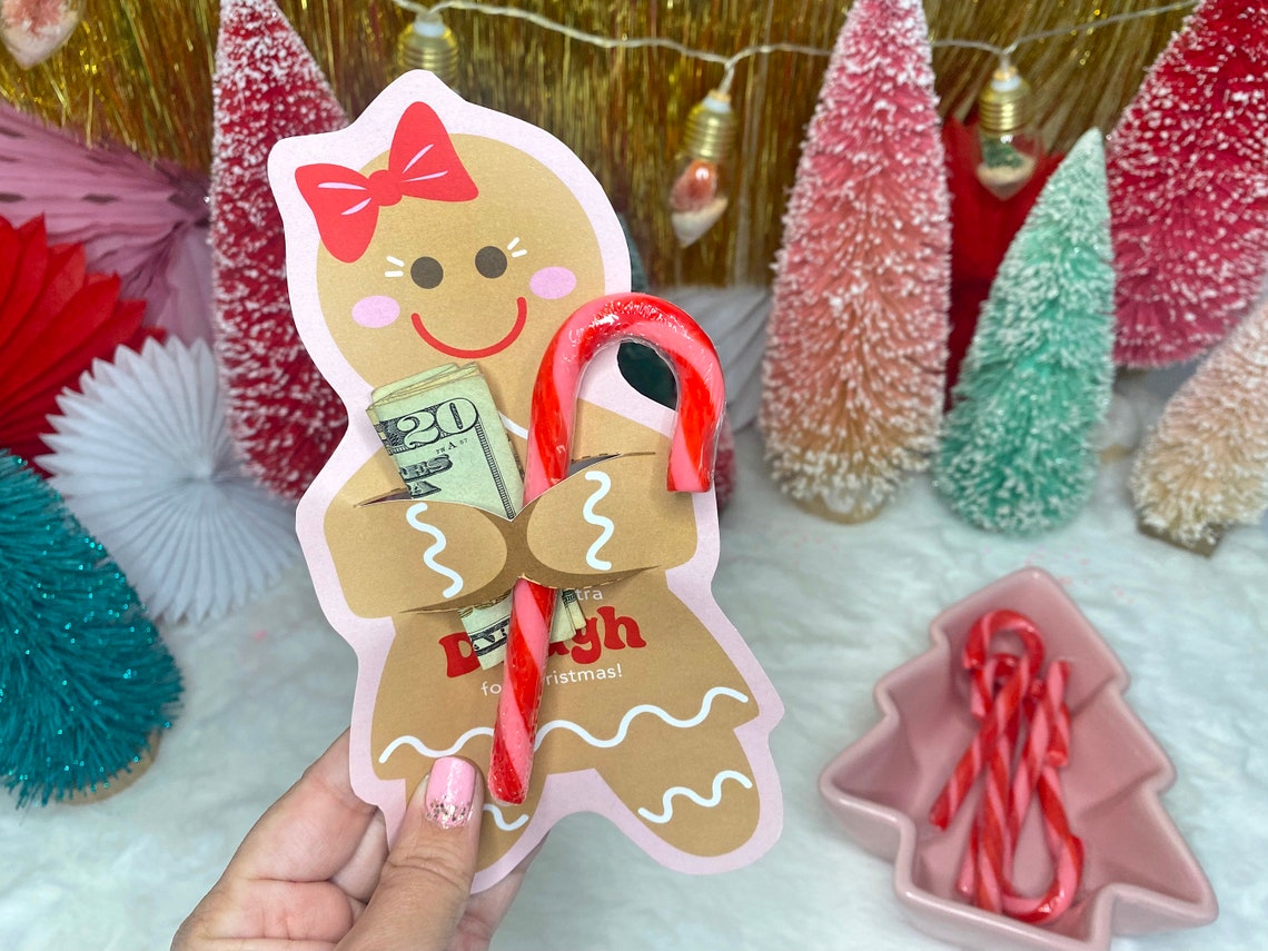 A Little Extra DOUGH for Christmas Gingerbread Cookie Money Holder ...