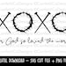 XOXO for God so Loved the World Christian Scripture SVG File, Easter ...
