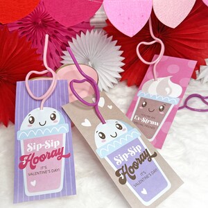 Silly Straw Valentine Printable Cards, Crazy Straw Classroom Valentines ...