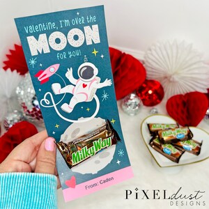 Astronaut Valentine Printable Cards, Classroom Valentines for Kids ...