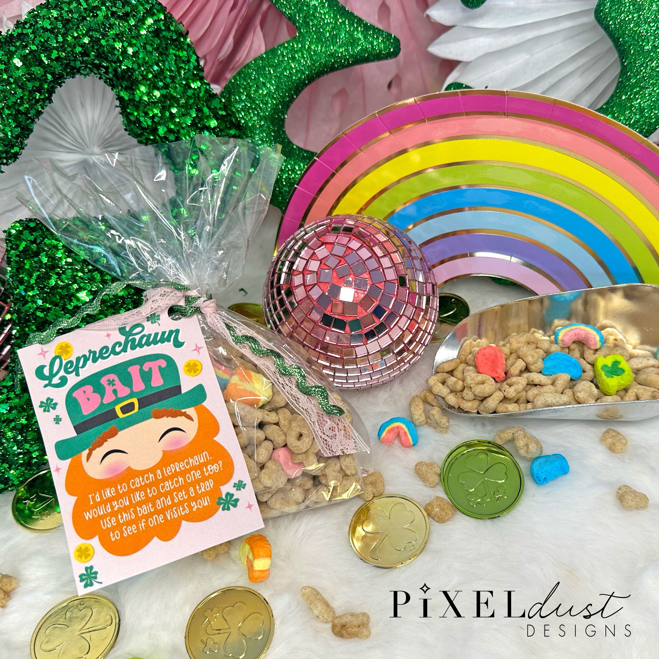 St. Patrick's Day Leprechaun Bait Printable Cards for Kids, Lucky ...