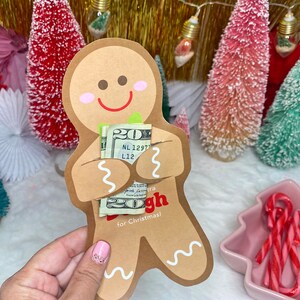 A Little Extra DOUGH for Christmas Gingerbread Cookie Money Holder ...
