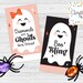 Halloween Ring Pop Tags, Printable Digital File, Boo Bling Trick or ...