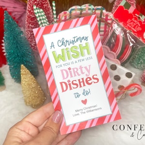 Paper Plate Gift Basket A Christmas Wish for You is Less Dirty Dishes ...