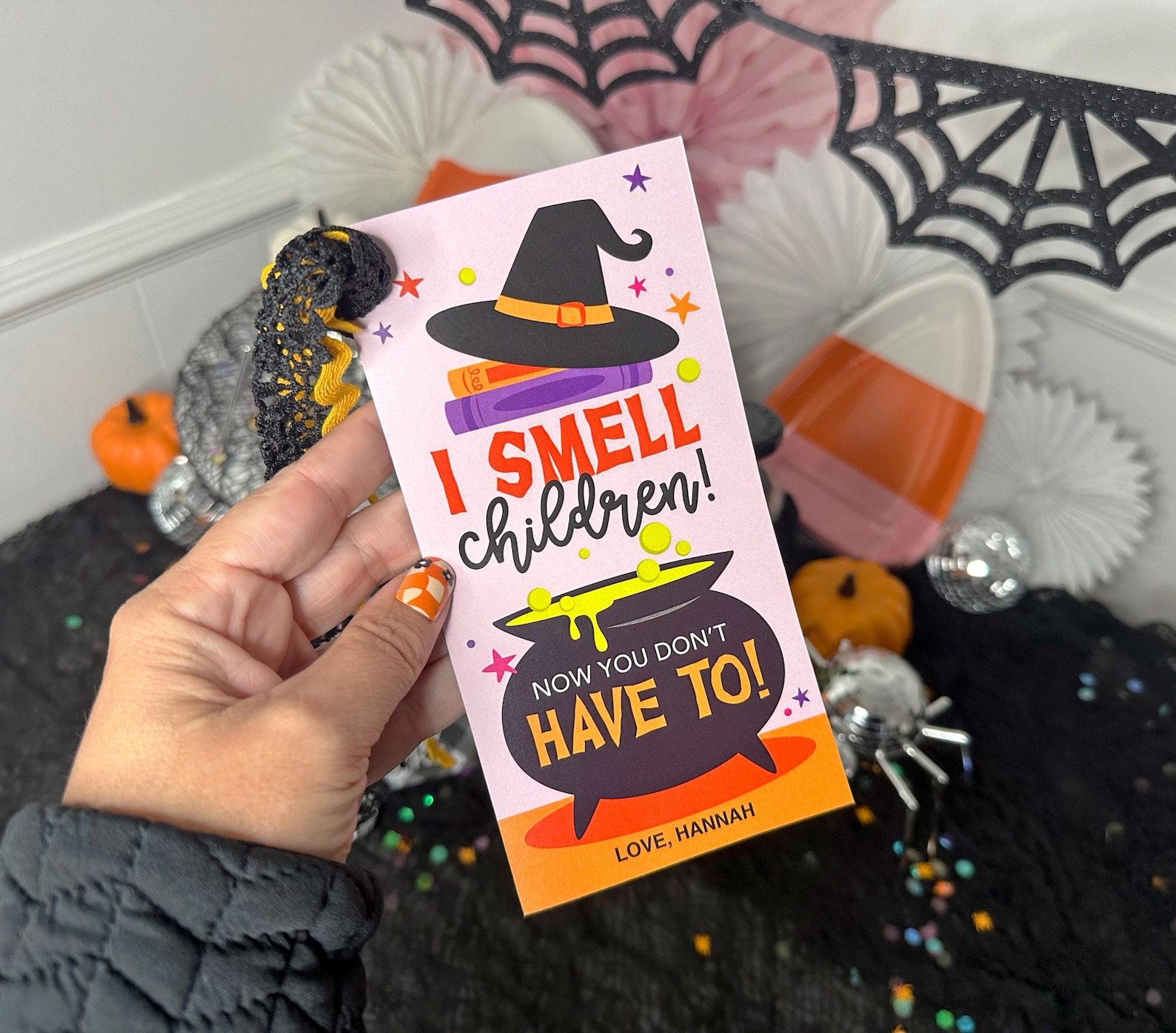 Printable I Smell Children Funny Halloween Teacher Gift Tags, INSTANT ...