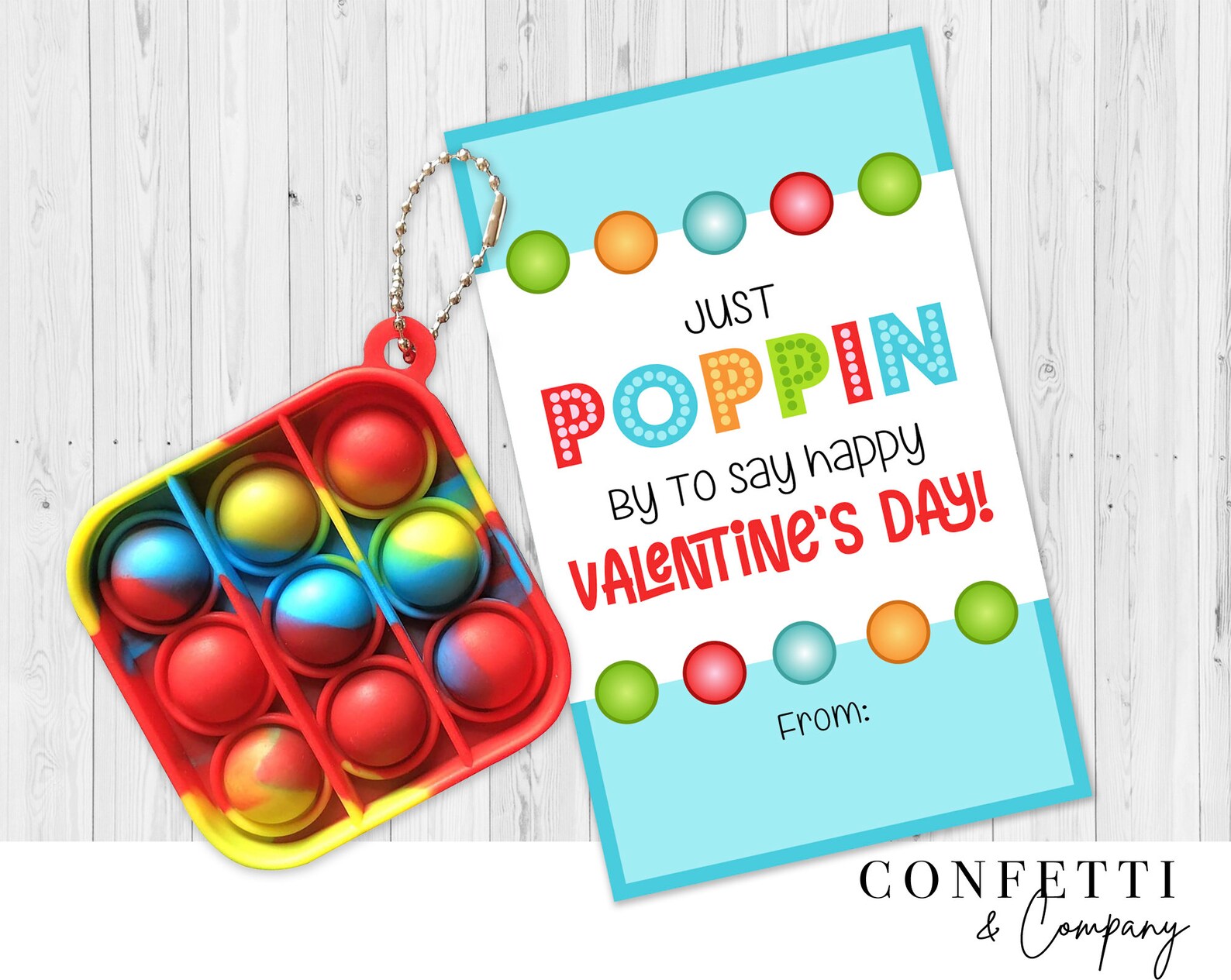Pop-it Printable Valentine Cards, Poppit Valentines, Boys Valentine's ...