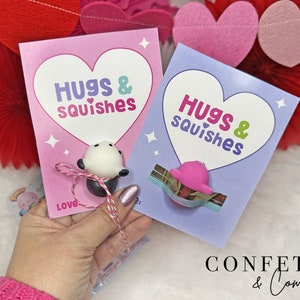 Squishie Valentines, Squishy Printable Valentine Cards, Hugs ...