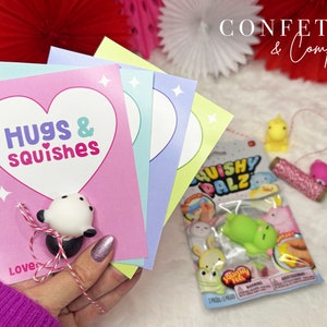 Squishie Valentines, Squishy Printable Valentine Cards, Hugs ...