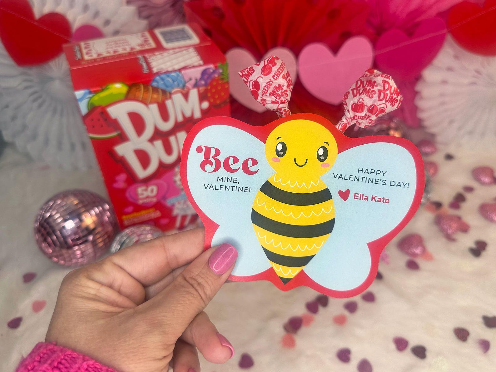 BEE Mine Bumble Bee Valentines, Printable Valentine Cards, Lollipop ...