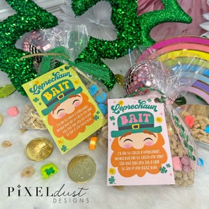 St. Patrick's Day Leprechaun Bait Printable Cards for Kids, Lucky ...