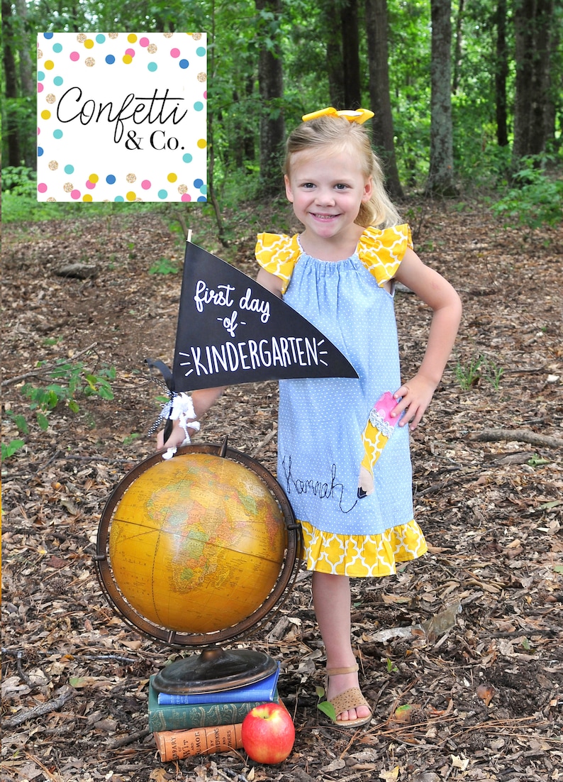 KINDERGARTEN Printable First Day and Last Day of - Etsy