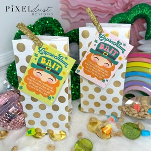 St. Patrick's Day Leprechaun Bait Printable Cards for Kids, Lucky ...