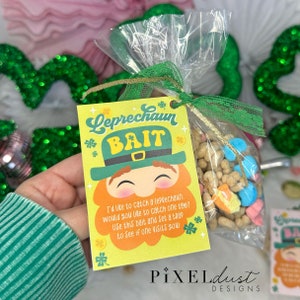 St. Patrick's Day Leprechaun Bait Printable Cards for Kids, Lucky ...