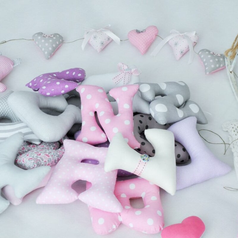 Fabric Letters - Etsy