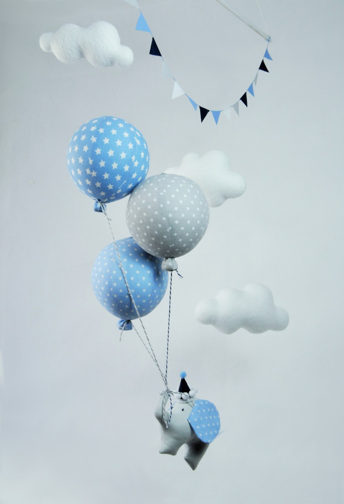 Elephant and Balloons Nursery Decoration Elephant Balloons - Etsy