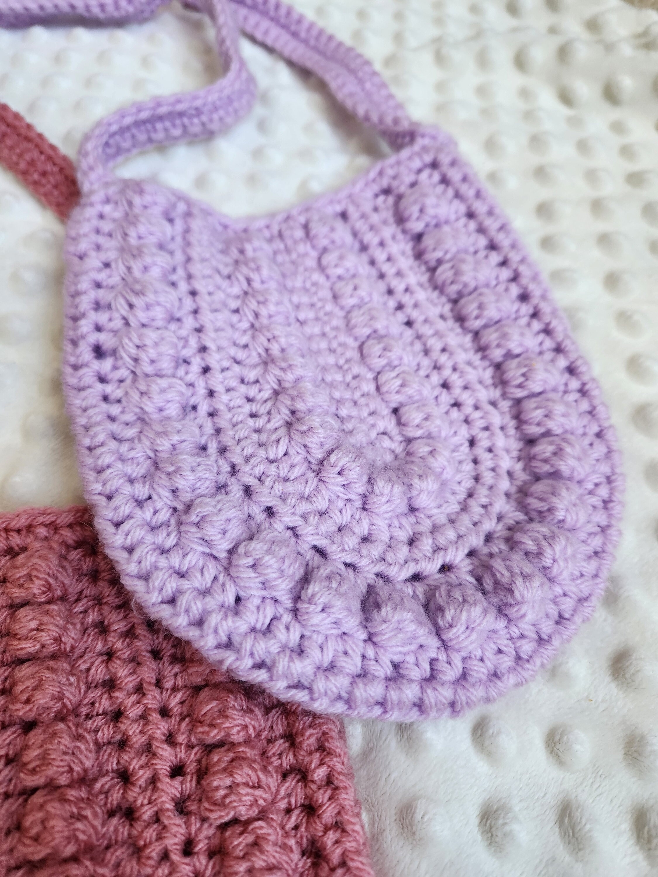 Handmade Crochet Crossbody Purse Hand Made Crocheted Cross-body Bag ...