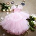 Lavender Pink Princess Flower Birthday Photoshoot Baby Girl Kids ...