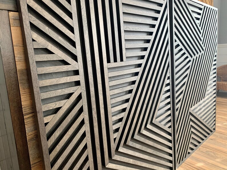 Geometric Wood Art Wood Wall Art Rustic Wall Art Wood Art | Etsy