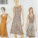 Simplicity 4640 V Neck Dress, Empire Waist Top, Full Skirt, Pants ...