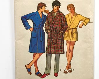 Mens robe pattern | Etsy