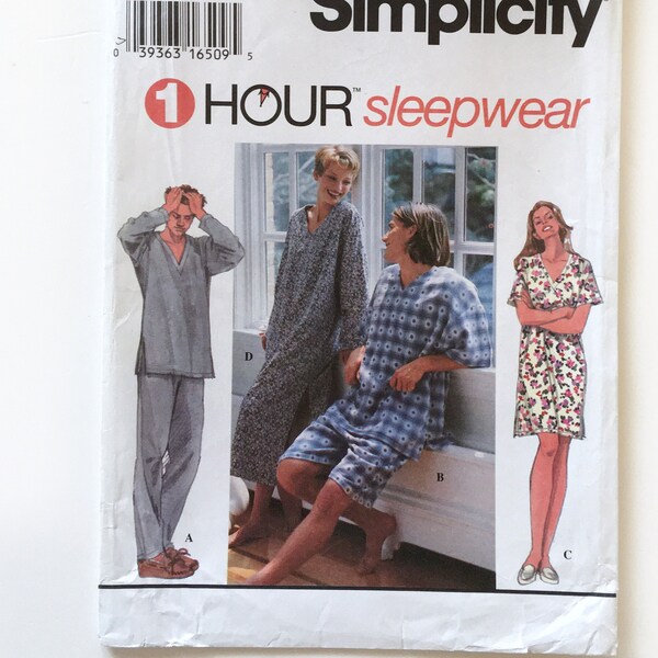 Mens Nightshirt Sewing Pattern - Etsy