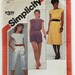 Simplicity 5382 Round Yoke Pajamas Robe Nightgown Shorts Pants - Etsy