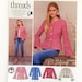 Simplicity 8604 Lined Collarless Jacket Bell Sleeves Peplum Misses 6-14 ...