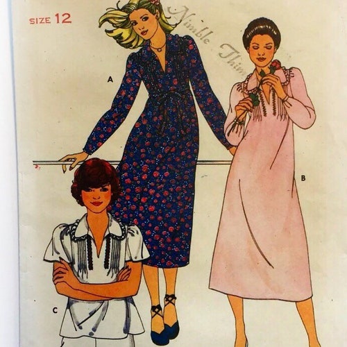 Butterick B6212 Pullover Back Wrap Dress Sewing Pattern - Etsy Canada