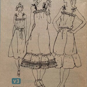 Simplicity 8512 Pullover Sundress and Tie Belt Misses 6-8 Uncut Sewing ...