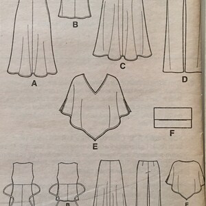 Simplicity 4640 V Neck Dress, Empire Waist Top, Full Skirt, Pants ...