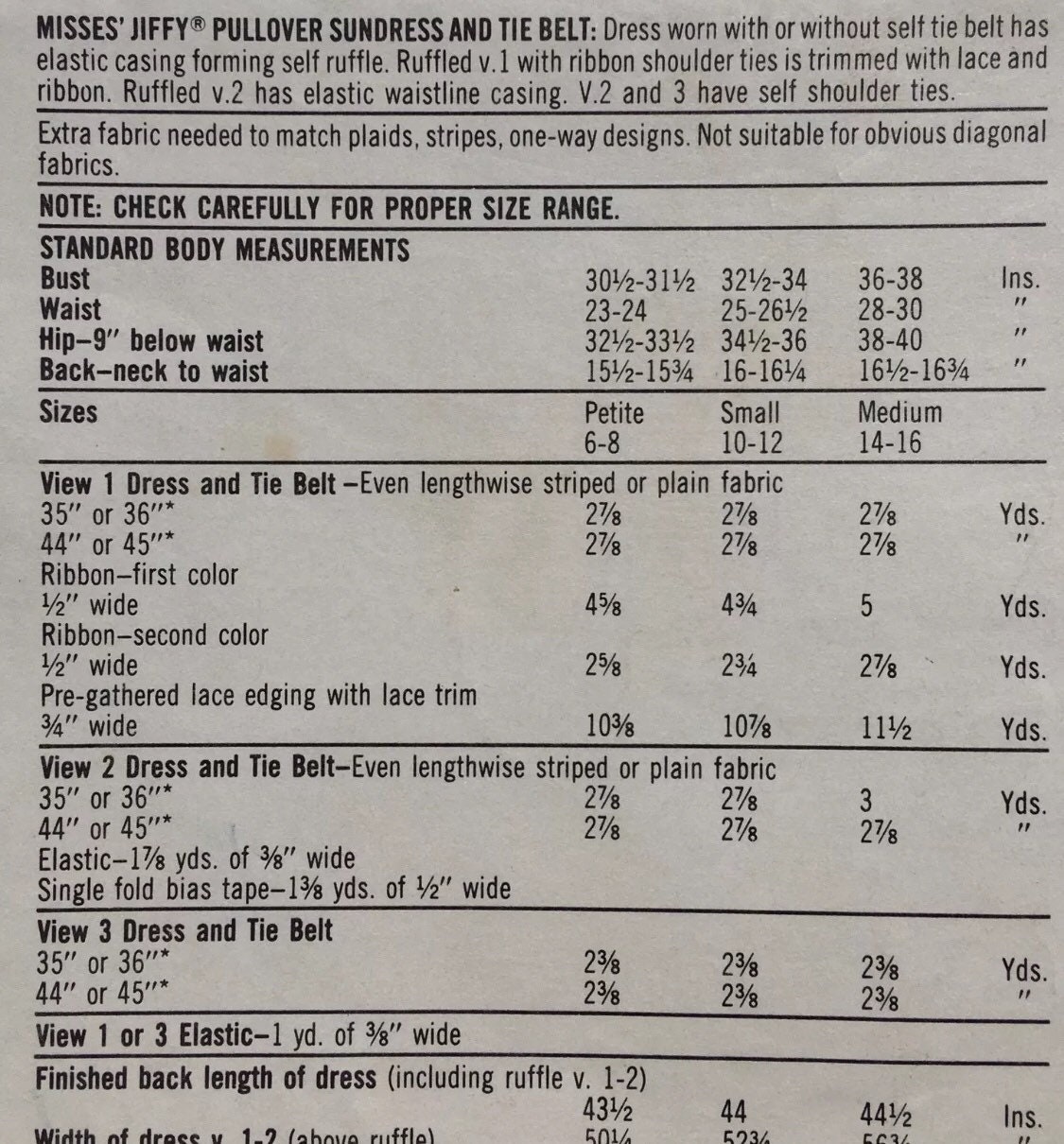 Simplicity 8512 Pullover Sundress and Tie Belt Misses 6-8 Uncut Sewing ...