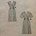 Vintage Vogue 9282 Wrap Dress Dropped Shoulder Cap Sleeve Misses 6 8 10 ...