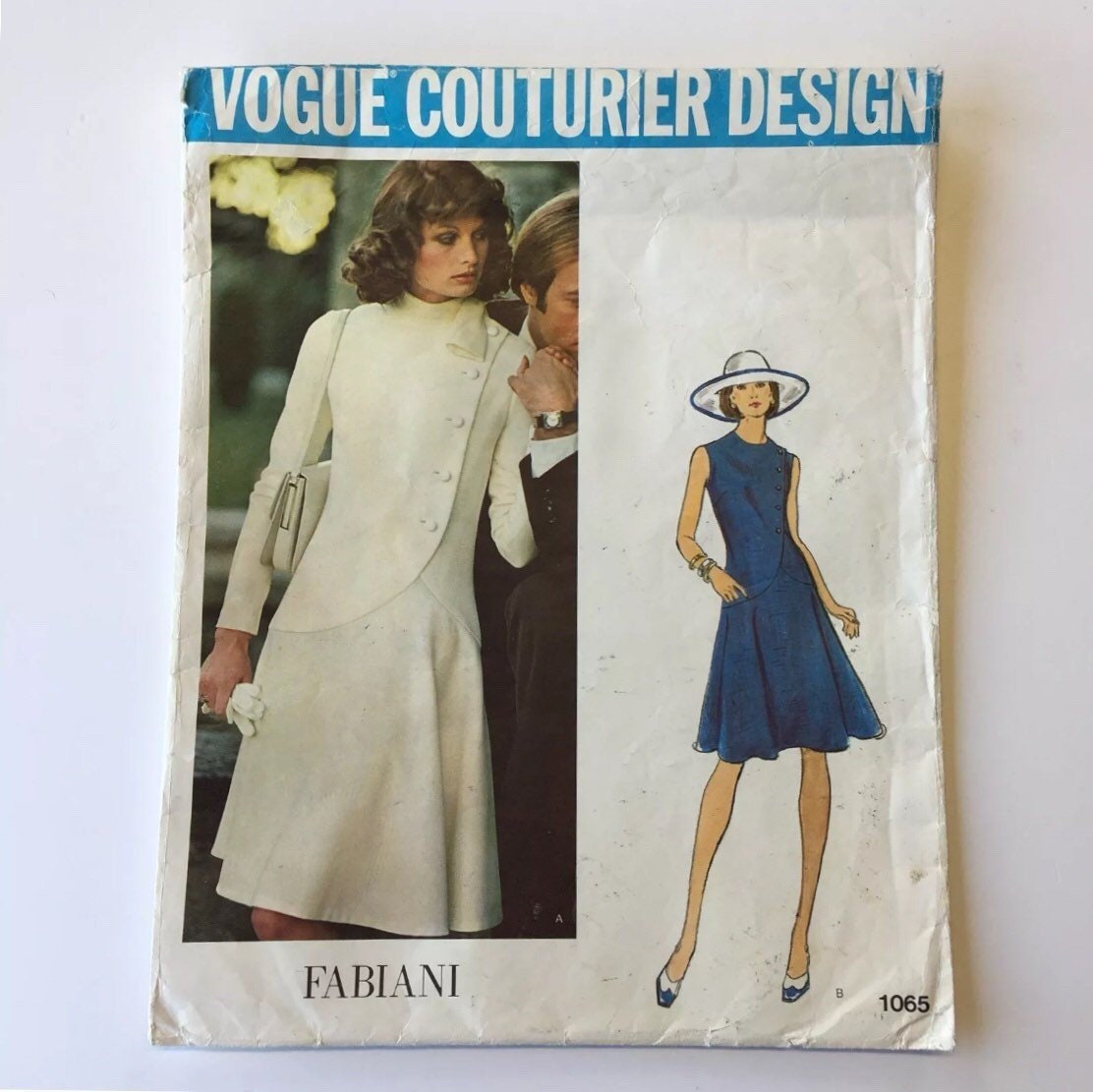 Sewing & Needlecraft Kits & How To Vogue 1065 Dress with Flared Skirt ...