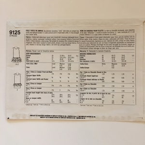 Simplicity 9125 Girls Ruffled Tank Sun Dress Medium 8 10 Uncut | Etsy