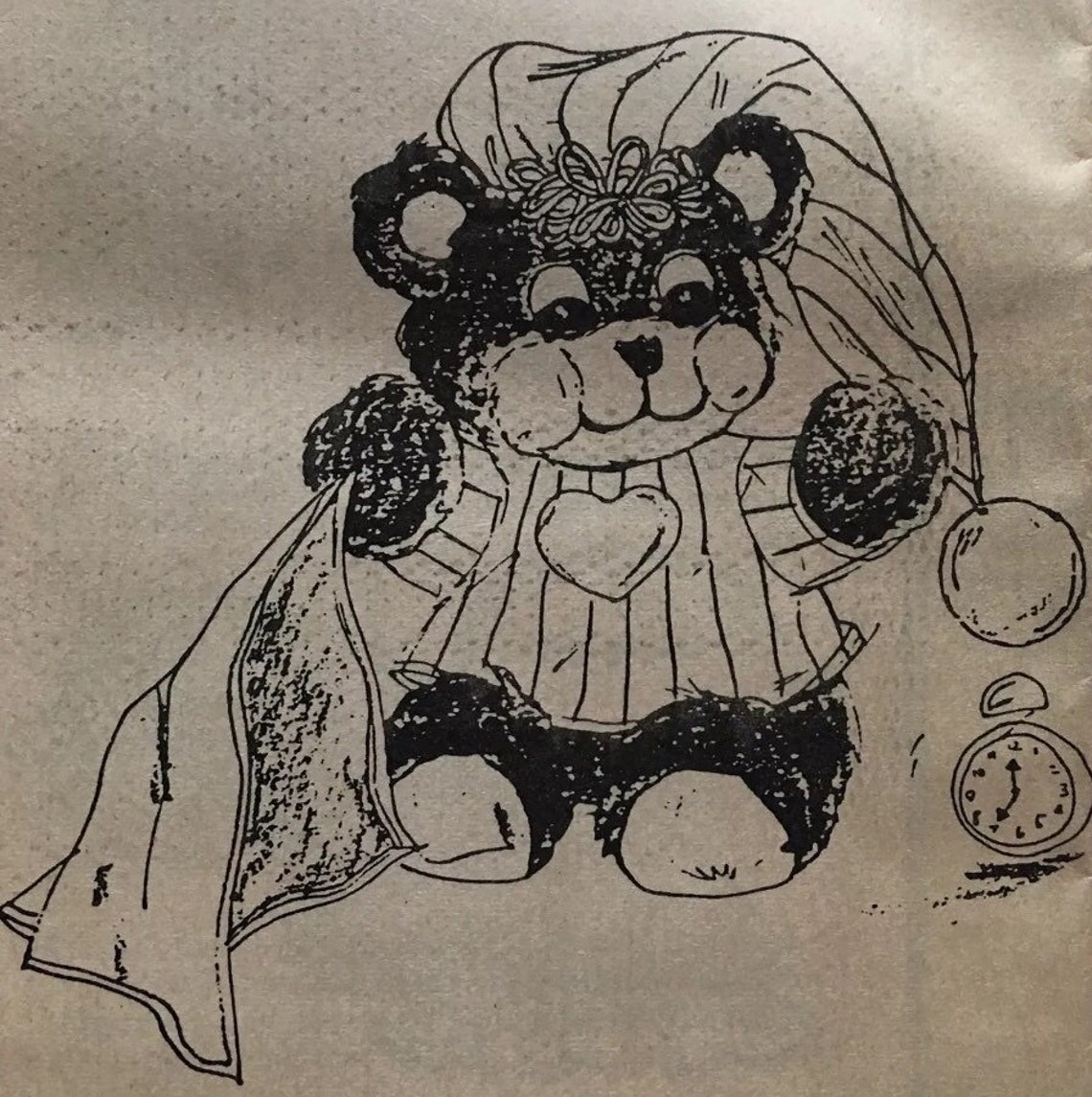 Vintage Simplicity 7637 Teddy Beddy Bear 11 Plush - Etsy