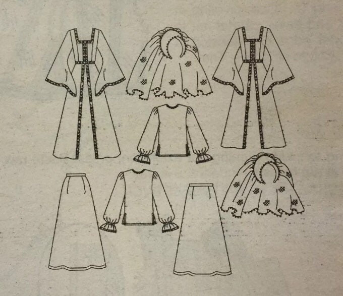 Butterick 5655 Renaissance Noble Woman Dress Period Costume - Etsy