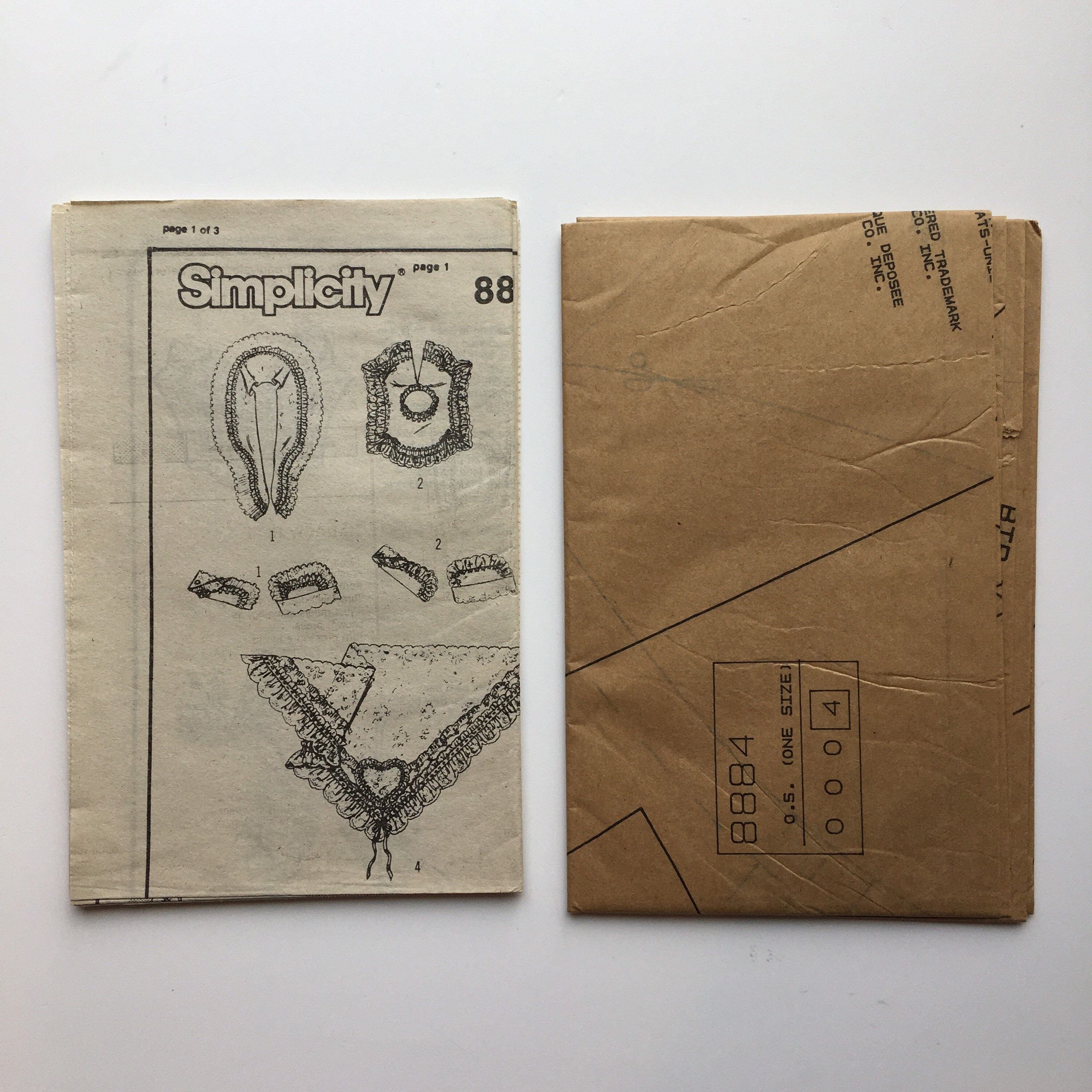 Simplicity 8884 Edwardian Victorian Steampunk Lace Collars French Cuffs ...