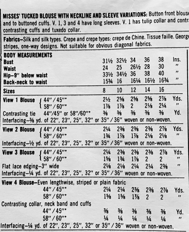 Simplicity 5813 Edwardian Victorian Blouse High Neck Tucks Ruffled ...