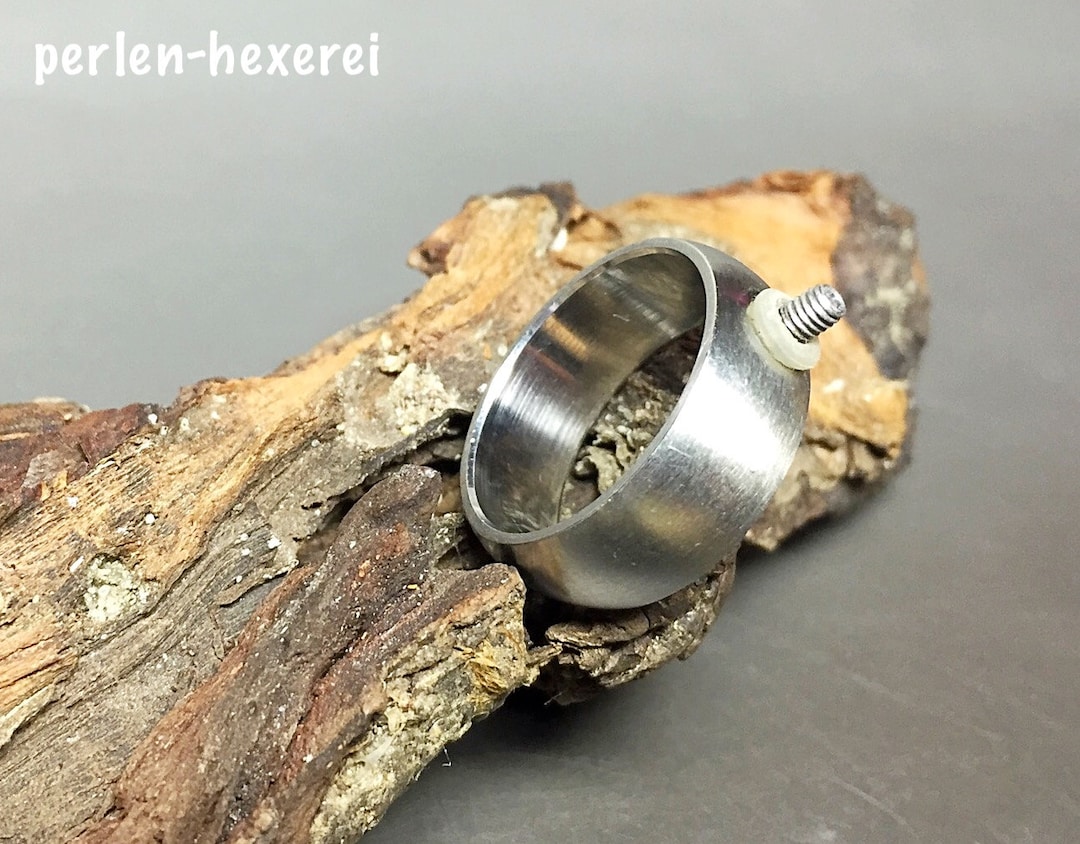 Ring for Ring Top Made of Stainless Steel Jacqueline Herzog Perlen ...
