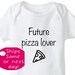 Pizza Onesie®, Future Pizza Lover, Shower Gift, Baby Girl/boy, Food ...