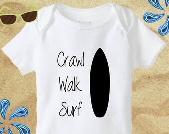 Crawl Walk Surf | Etsy