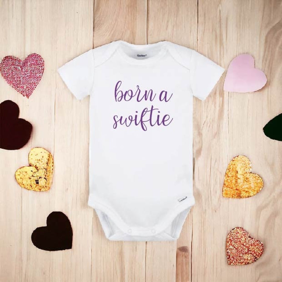 Born a Swiftie, Swiftie Baby Onesie®, Baby Shower Gift, Funny Onesie ...