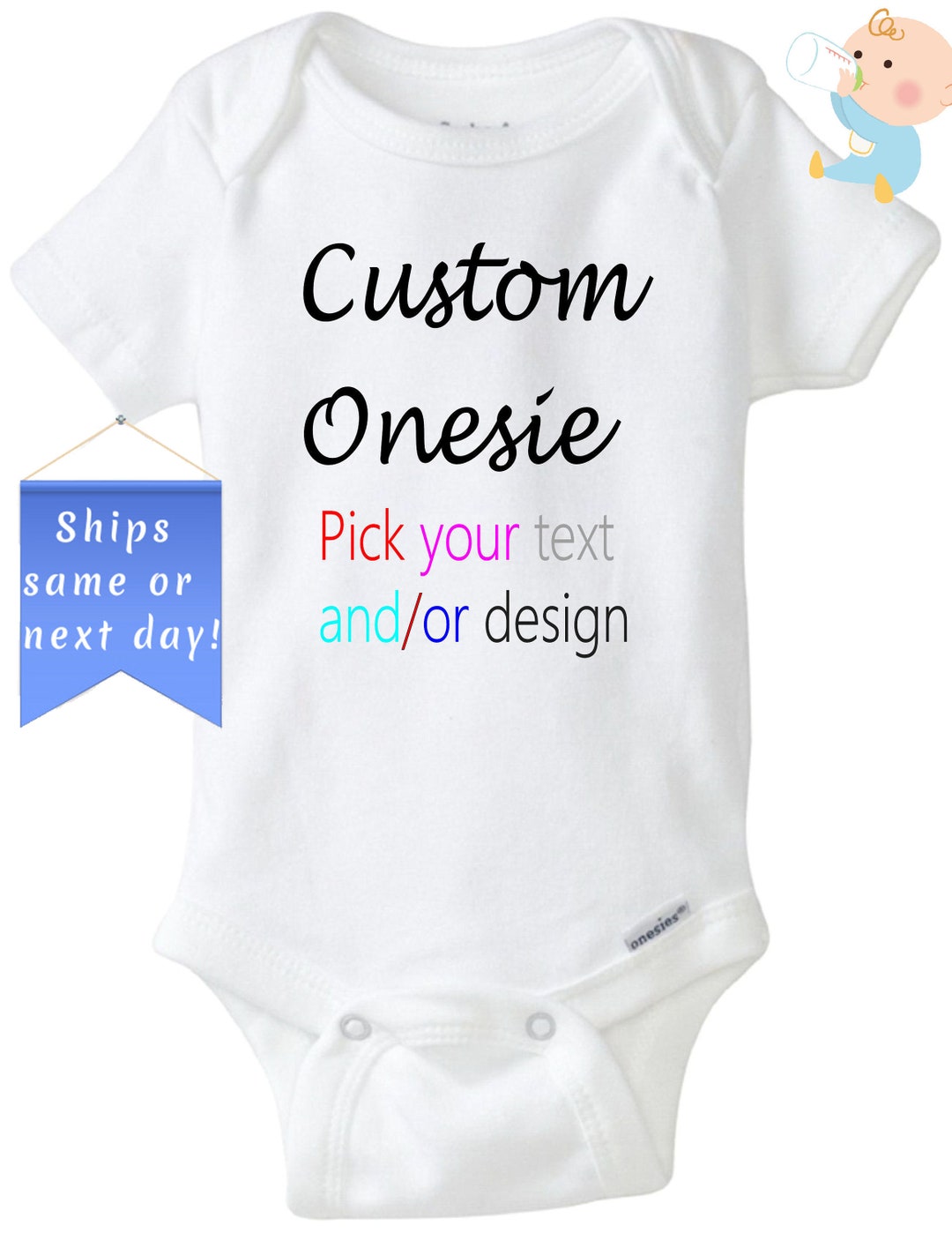 Custom Baby Onesie® Customize Your Personalized Onesie® Baby Boy Custom ...