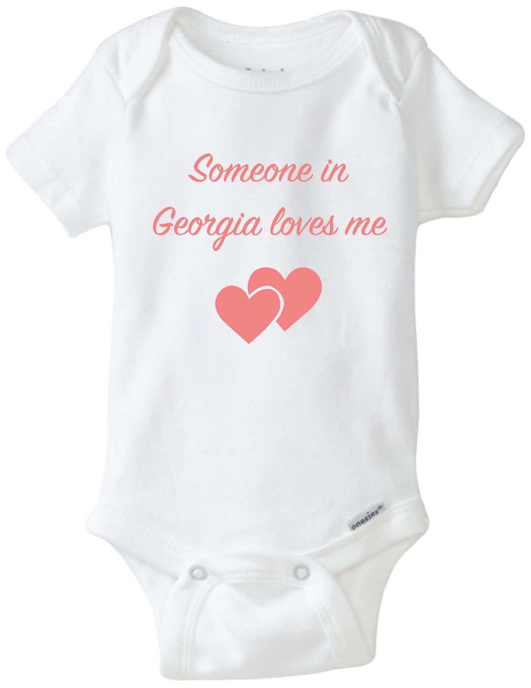 Georgia Baby Onesie®, Someone in Georgia Loves Me, Baby Shower Gift ...