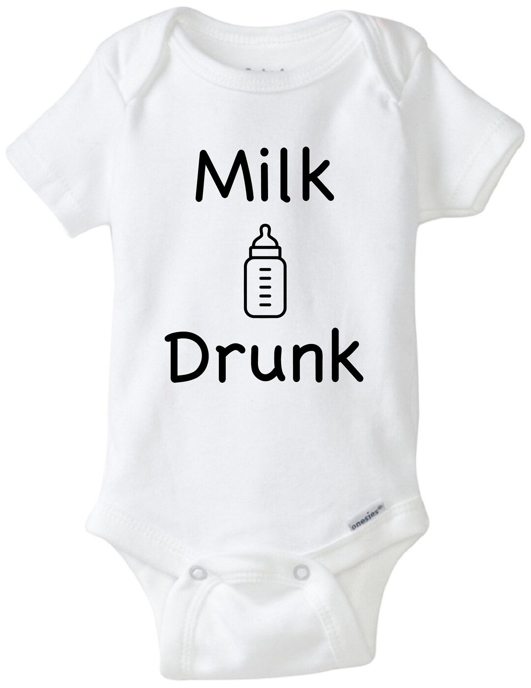Funny Baby Onesie®, Milk Drunk Baby Onesie®, Milk Drunk Baby, Cute Baby ...
