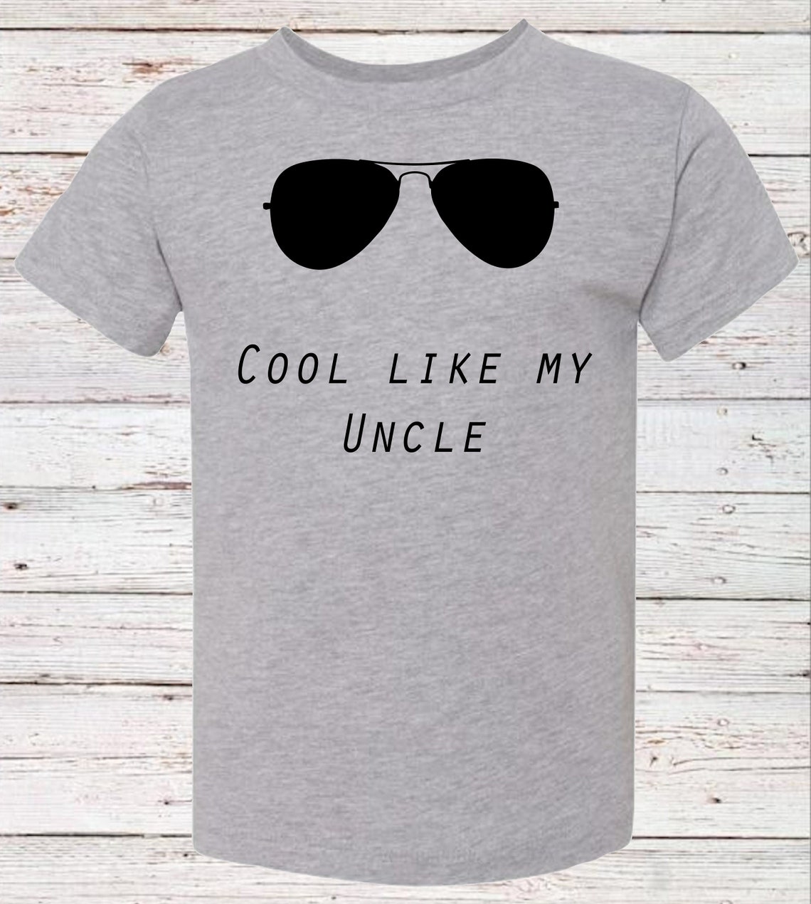 Cool Like My Uncle Uncle Toddler Shirt Funny Uncle Shirt | Etsy