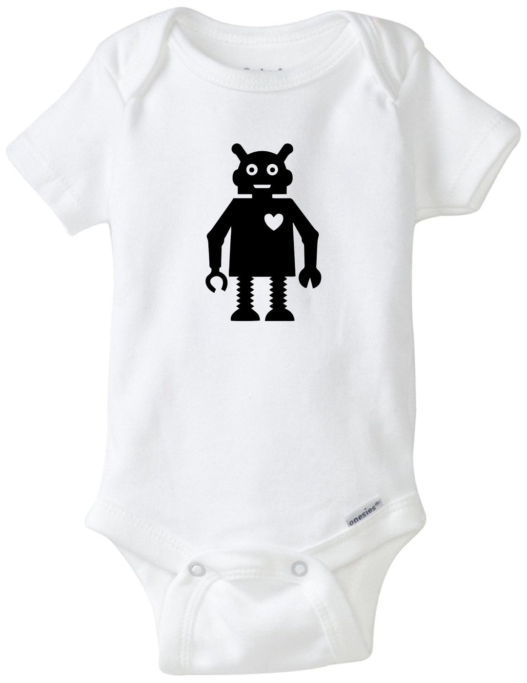 Robot Baby Onesie, Cute Onesie, Robots, Robot Birthday, Baby Boy Onesie ...