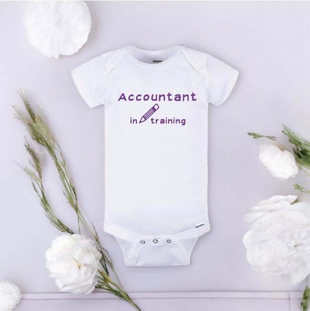Accountant in Training Baby Onesie®, Baby Shower Gift, Unisex Baby ...